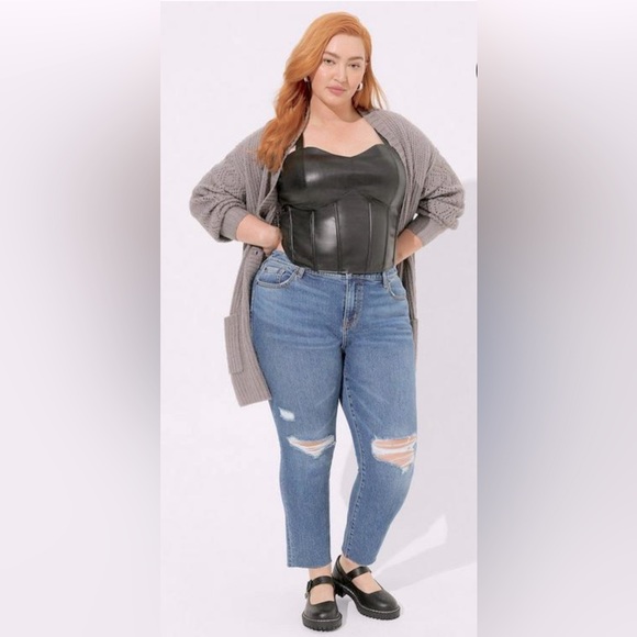 torrid | Jeans | Torrid Boyfriend Straight Leg Destruction Jeans Sz 2 ...